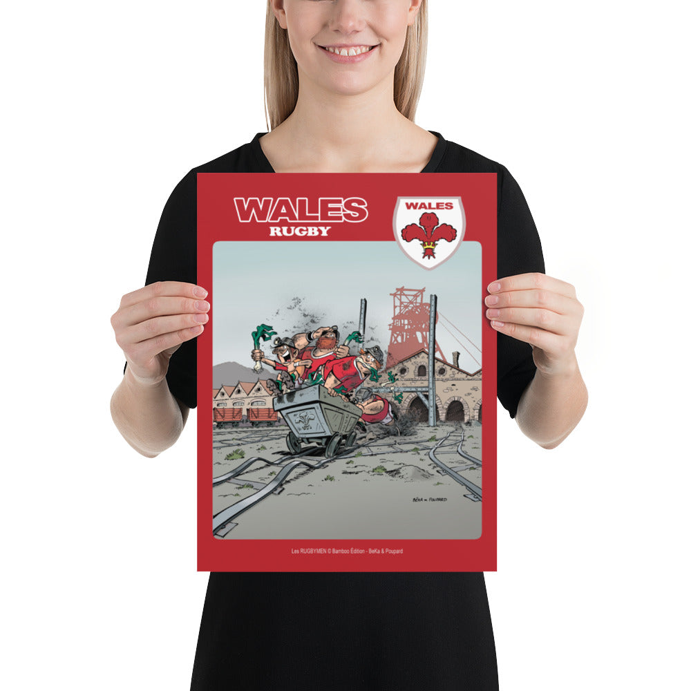 Poster - Wales Rugby – laboutiquedesrugbymen