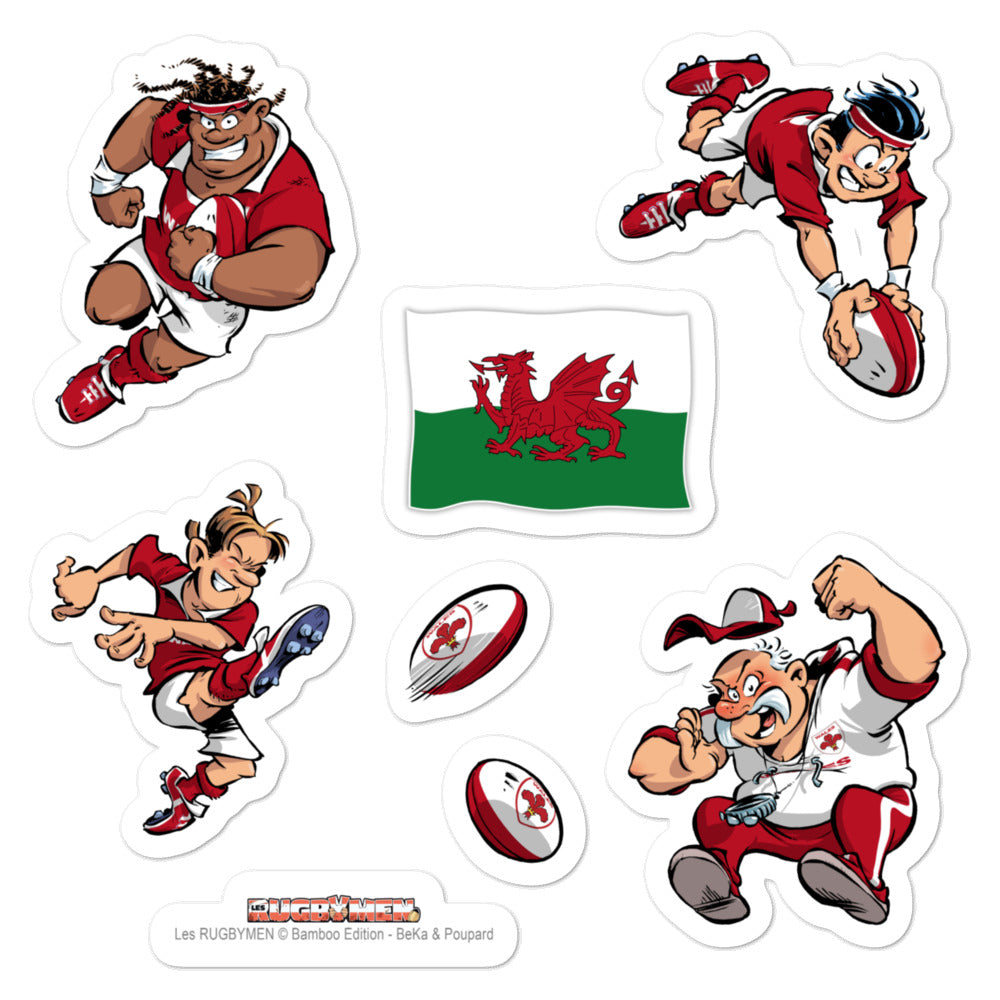 Stickers - Rugbymen 2 - Wales – laboutiquedesrugbymen